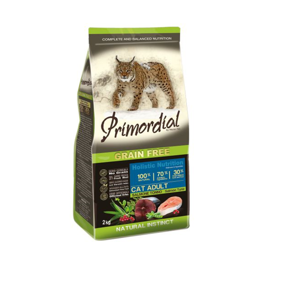 Primordial Pienso Grain Free para Gatos Adultos de Salmón y Atún ...